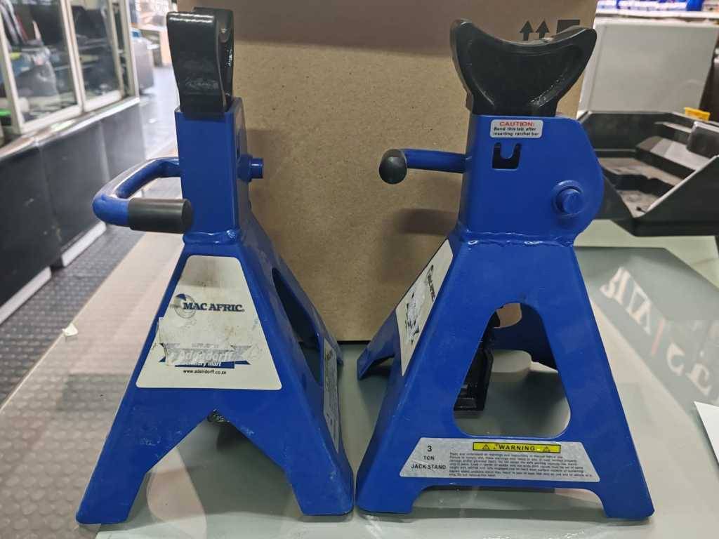Car Jacks - MAC AFRIC 3 TON HEAVY DUTY STEEL JACK STANDS (PAIR) was ...