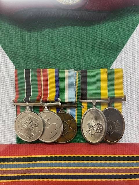 SADF & SANDF - Framed Umkhonto We Sizwe military memorabilia was sold ...