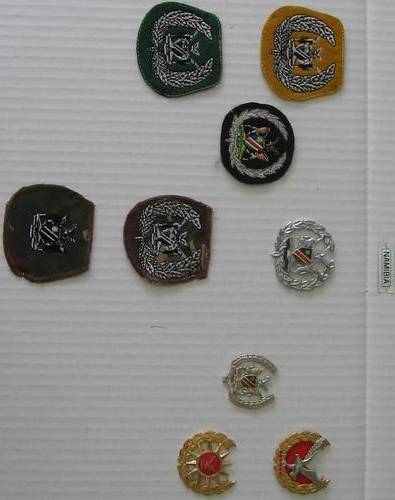 Other Badges & Insignia - Set of 9 Namibia Defence Force,Police and ...