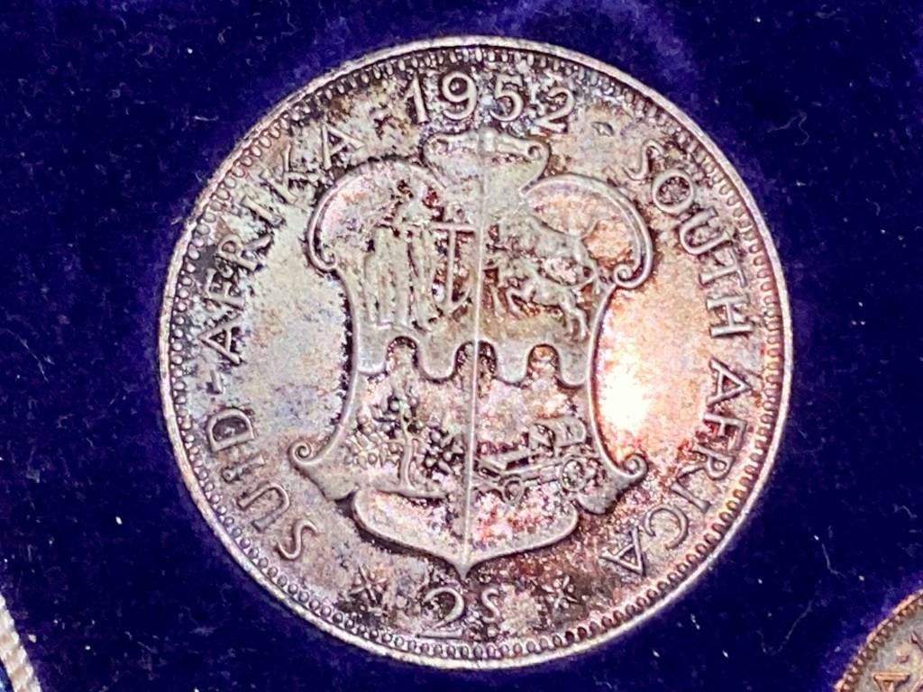 Five Shillings - S A UNION FULL SET 1952 SILVER 5 SHILLINGS TO 1/4 ...