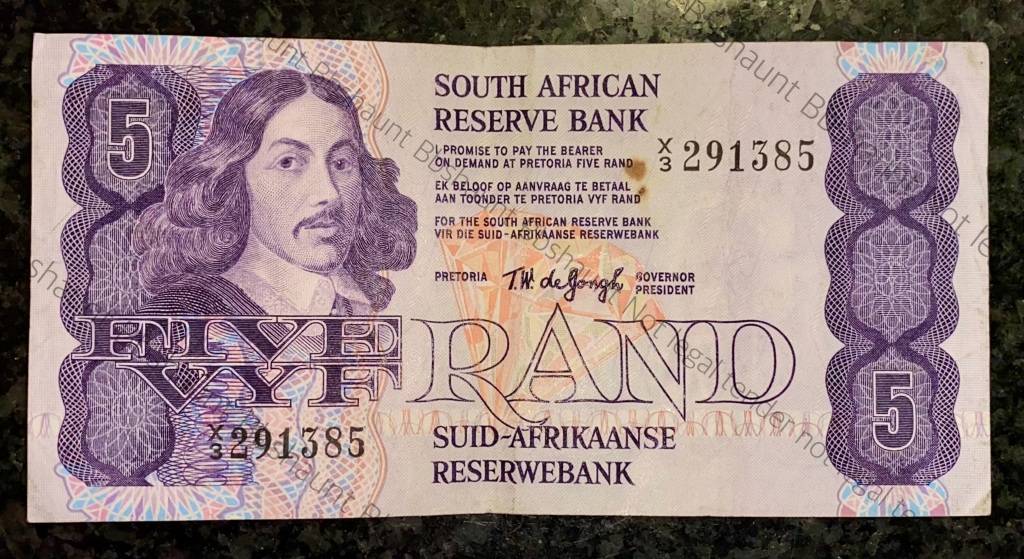 TW de Jongh - REPLACEMENT NOTE TW DE JONGH R5 -- X3 -- 1978 E/A 4TH ...