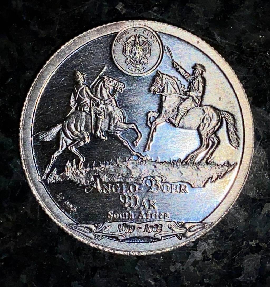 Gold & Bullion Coins - ANGLO BOER WAR 999 SILVER -- SPIONEKOP -- FINE ...
