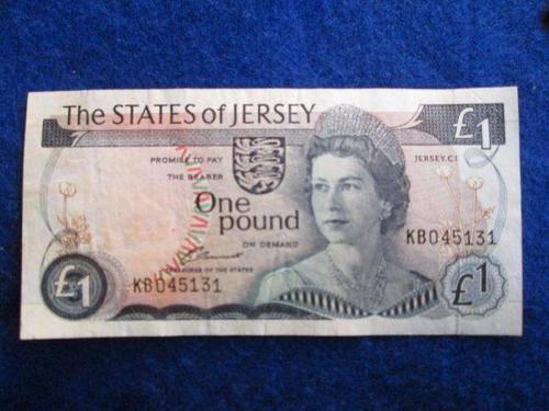 Europe & Great Britain - QE II - A STATES OF JERSEY ONE POUND NOTE 1976 ...