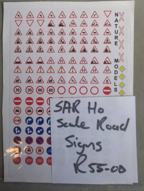 Scenery - HO SCALE - SAR ROAD SIGNS, STICKERS BY 3M, NEW was sold for ...