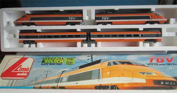 Train Sets - LIMA FRENCH TGV "VITESSE" HIGH SPEED TRAIN HO SCALE (BOXED ...
