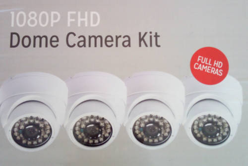 Surveillance Cameras - 4 x Dixon FHD Dome Camera Kit (1080P - 3.6mm ...