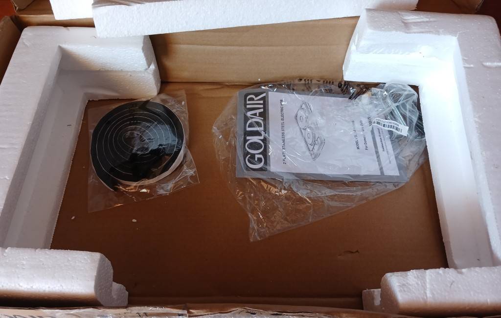 Hobs - Goldair Stainless Steel 2 Plate Hob (Display Unit) was sold for ...