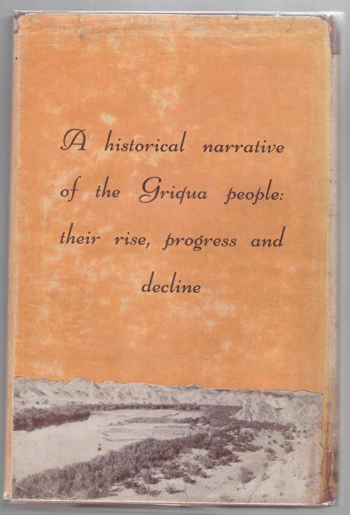 Africana - The Griquas of Griqualand: A Historical Narrative of the ...