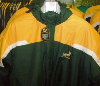 Jackets & Coats - (WOW WARM SPRINGBOK RUGBY PUFFED UP JACKET) was sold ...