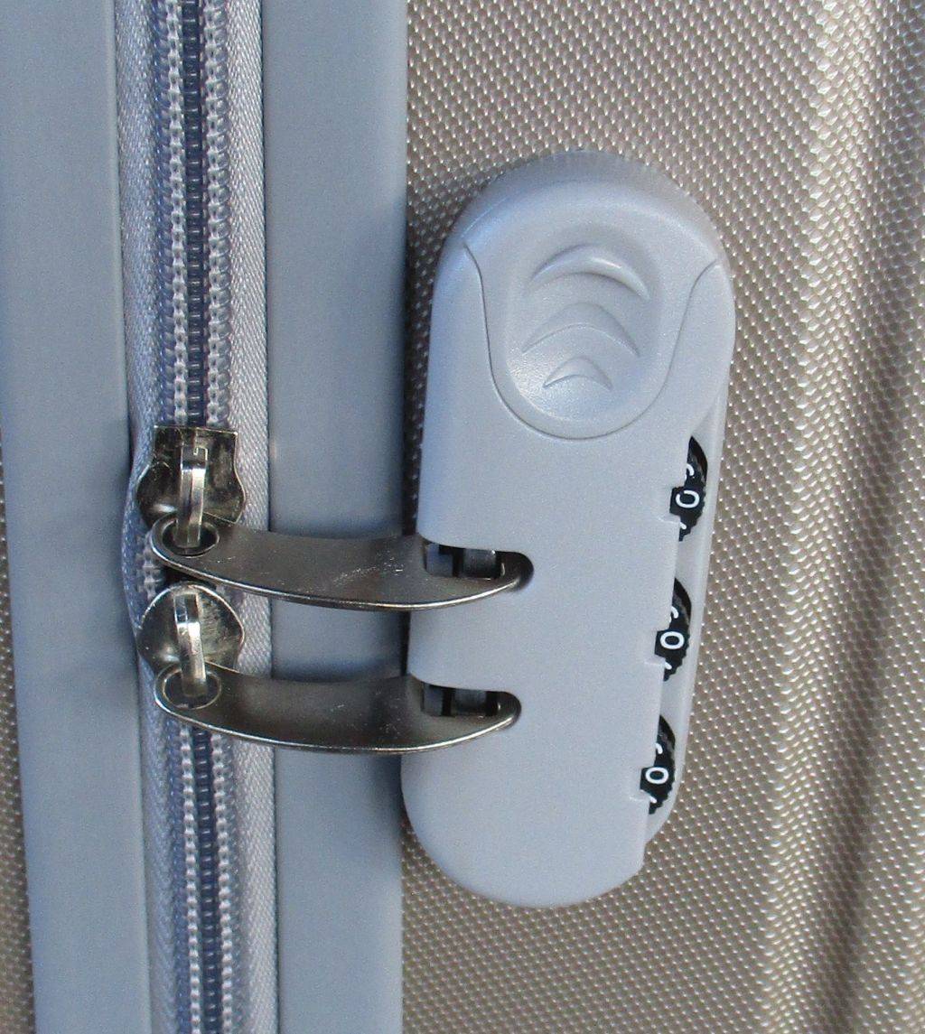 Luggage Sets - Durable ABS Hard Shell Luggage Set - Gold, 3-Piece ...