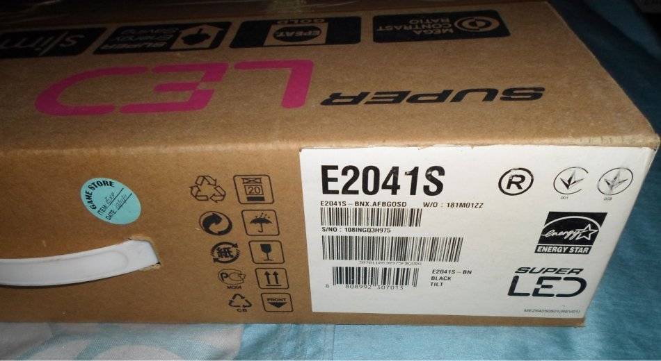 Monitors - 20" LG Flatron E2041 (E2041S-bn) LED Display Monitor (Screen ...