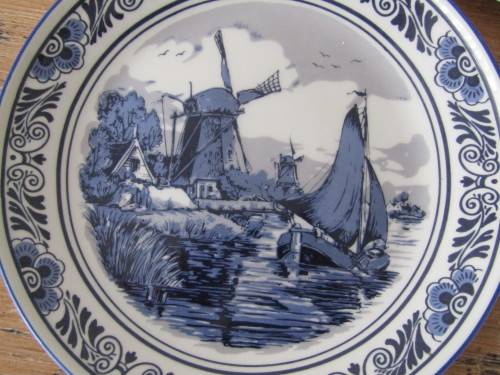 Dutch Porcelain - Lot of 3 vintage original Delft Holland display ...