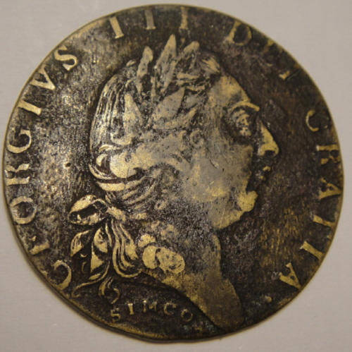 Tokens - Great Britain : George III Simcox token dated 1791 was sold ...