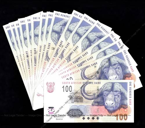 TT Mboweni - Seventeen Mboweni R100 Notes (`Big Five`: The Buffalo) was ...