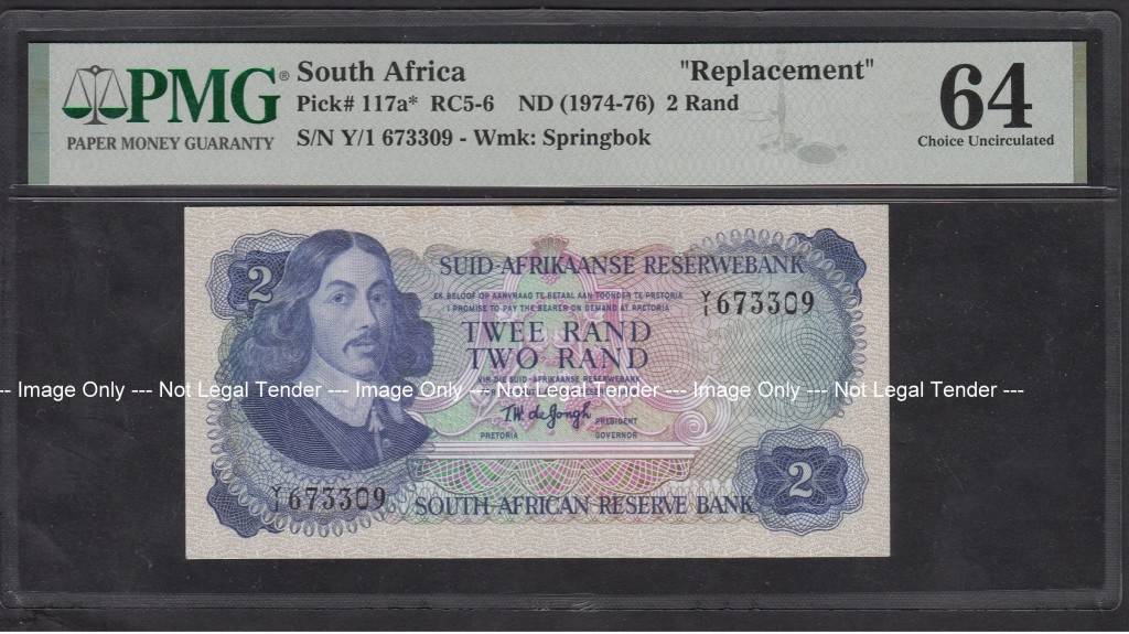 TW de Jongh - T.W. de Jong Y1 replacement R2 note: PMG 64 Choice ...