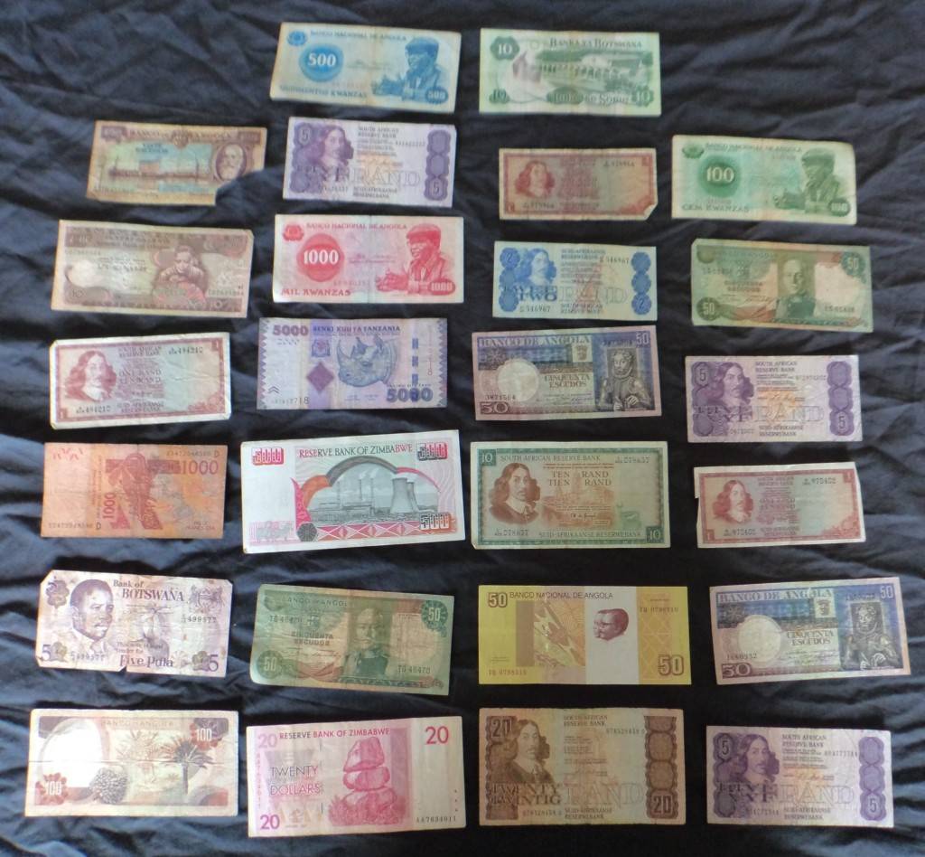 Collections & Lots - 26 Old African Banknotes including South Africa ...