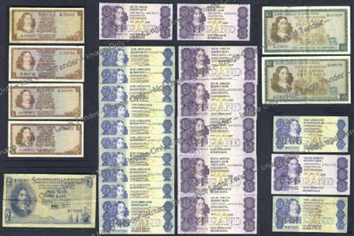 Other South African Bank Notes - LARGE LOT of OLD South African ...