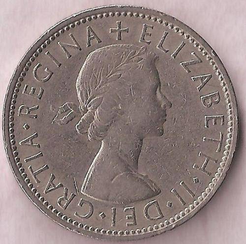 Europe - British Elizabeth II 1966 Florin (Two Shillings) was sold for ...