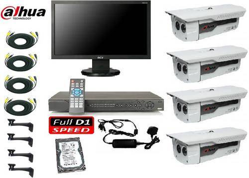 CCTV & CCTV Kits - Dahua 4 Channel Standalone DVR System - Combo, 4 ...