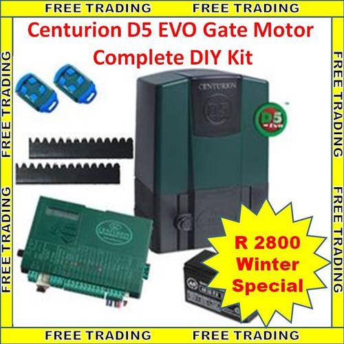 Alarm Systems & Beams - Centurion D5 EVO Gate Motor Complete DIY Kit ...