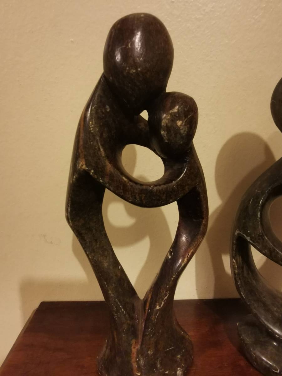 Sculptures & Carvings - Pair of Gorgeous Stone Sculptures for sale in ...
