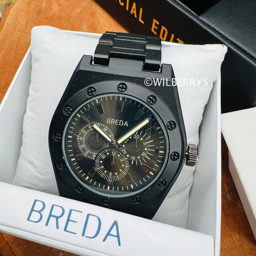 Men's Watches - BREDA Mens 44mm Austin Black Strap Watch for sale in ...