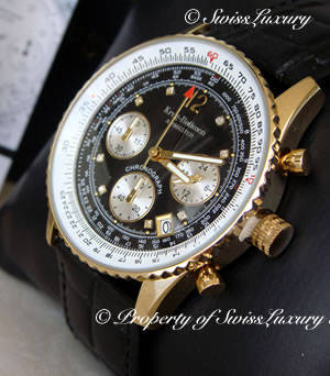 Men's Watches - **DIAMOND** MEN'S KRUG BAUMEN 8 DIAMONDS GOLD AIRMASTER ...