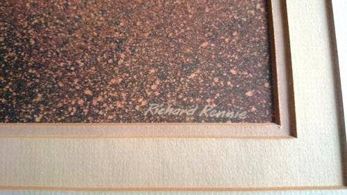 Watercolours - Lovely large RICHARD RENNIE original ** FRAMED 66x88cm ...