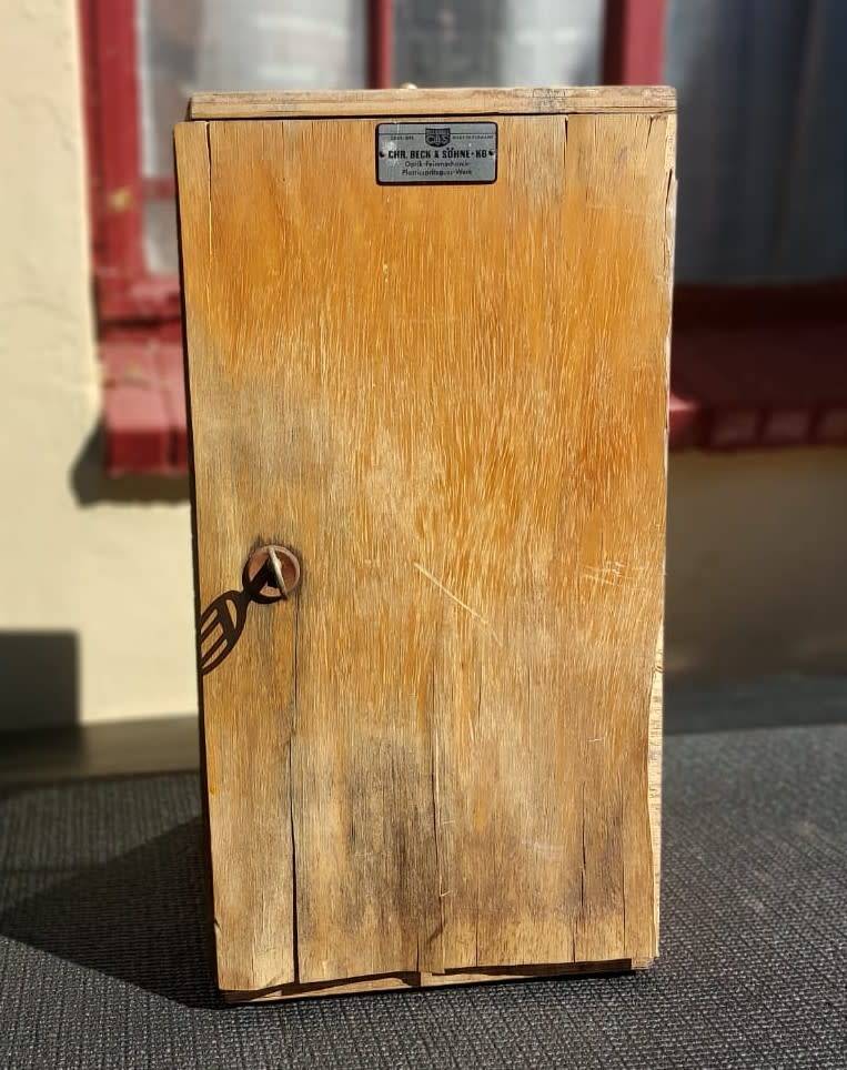 Microscopes - Vintage Beck Kassel CBS Germany UF1 Grey Binocular ...