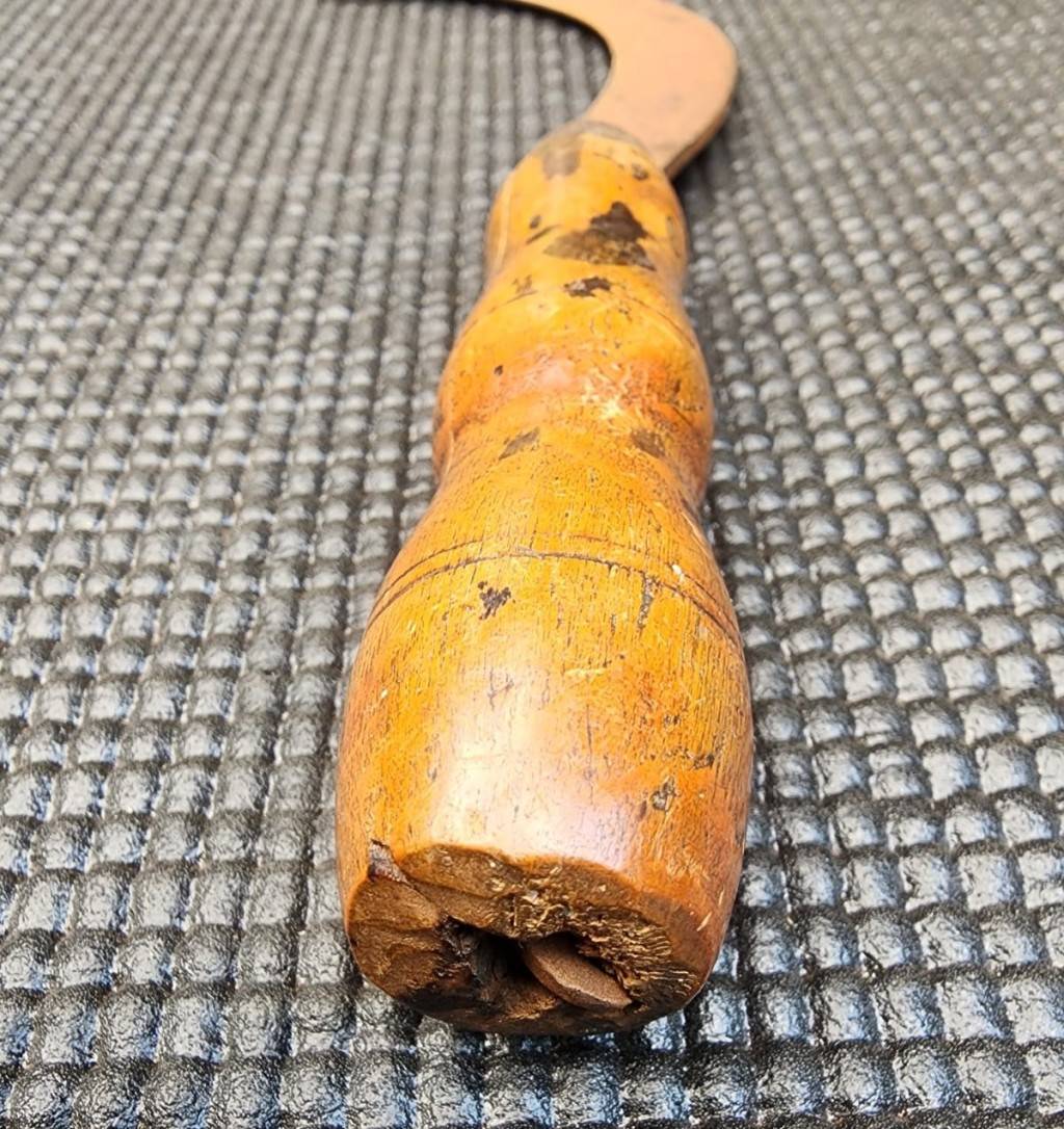 Tools - Vintage 1950s Unknown NA Italian Mark Small Sickle with Tapered ...