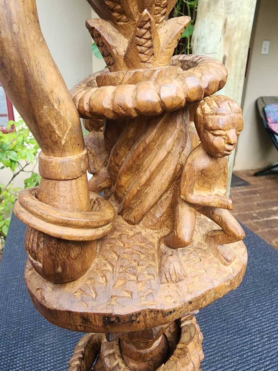 Masks & Wood Carvings - Unusual Elaborately Hand Carved Nyami Nyami ...