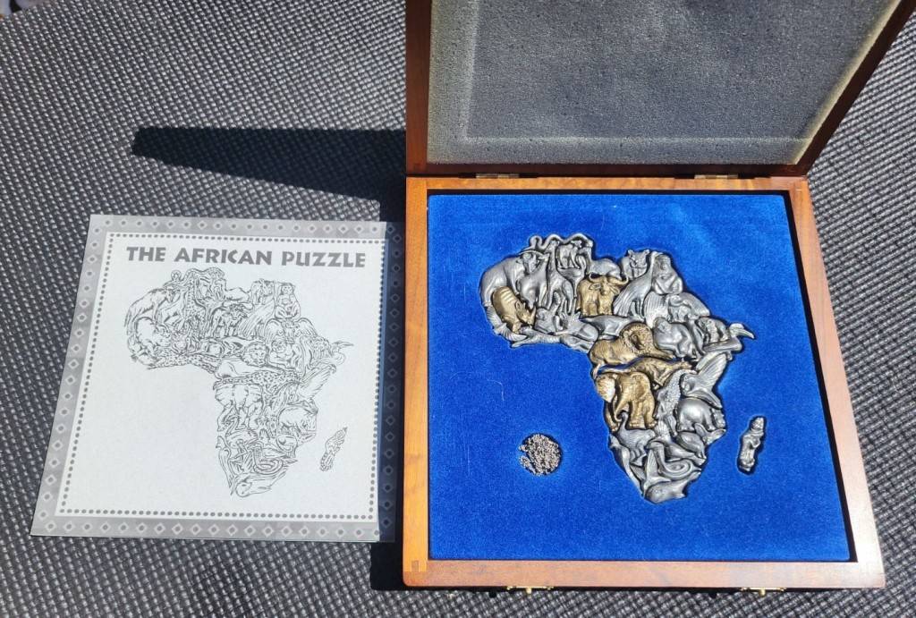 Other Antiques & Collectables - Wonderful African Animal Map Puzzle ...
