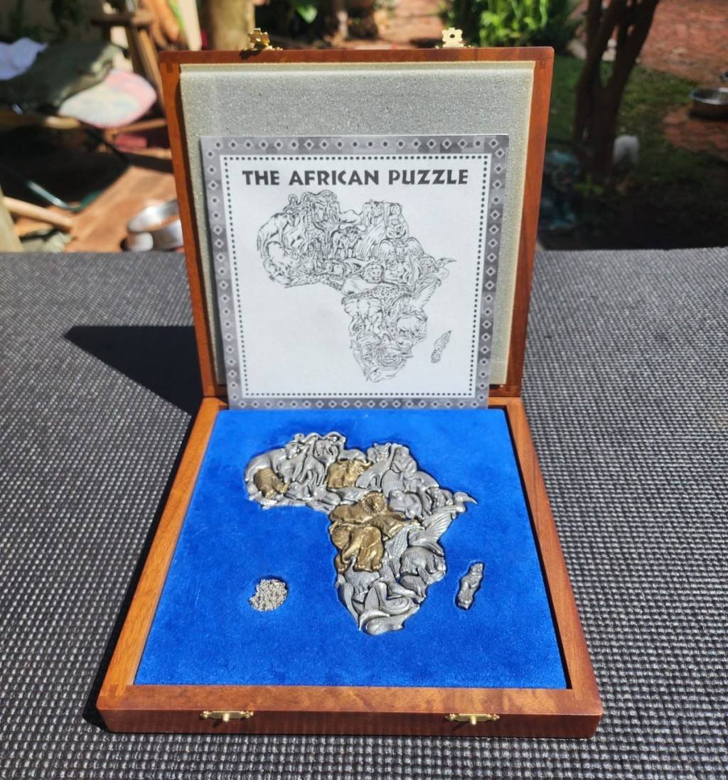 Other Antiques & Collectables - Wonderful African Animal Map Puzzle ...