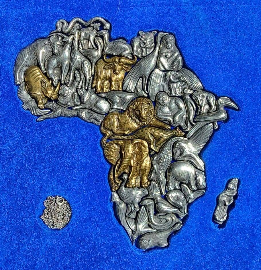 Other Antiques & Collectables - Wonderful African Animal Map Puzzle ...