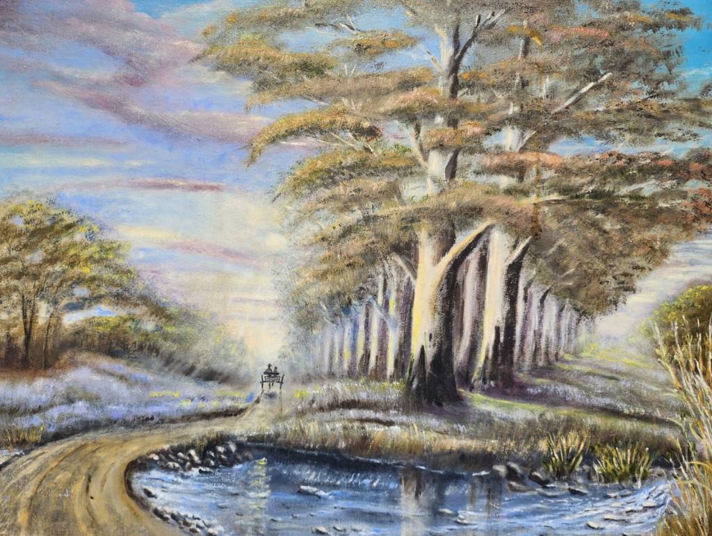 Paintings - Bill Bates (Dad of Springbok Albie Bates) 1994 Original Oil ...