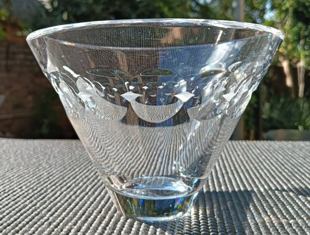 Bowls & Dishes - Ringing and Singing Stuart England Chrystal Glass Bowl ...