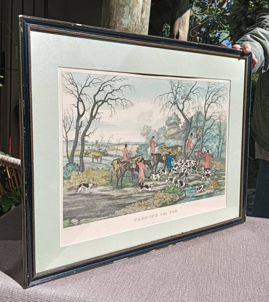 Other Antiques & Collectables - `Tree-Ing The Fox` 1839 Very Rare ...