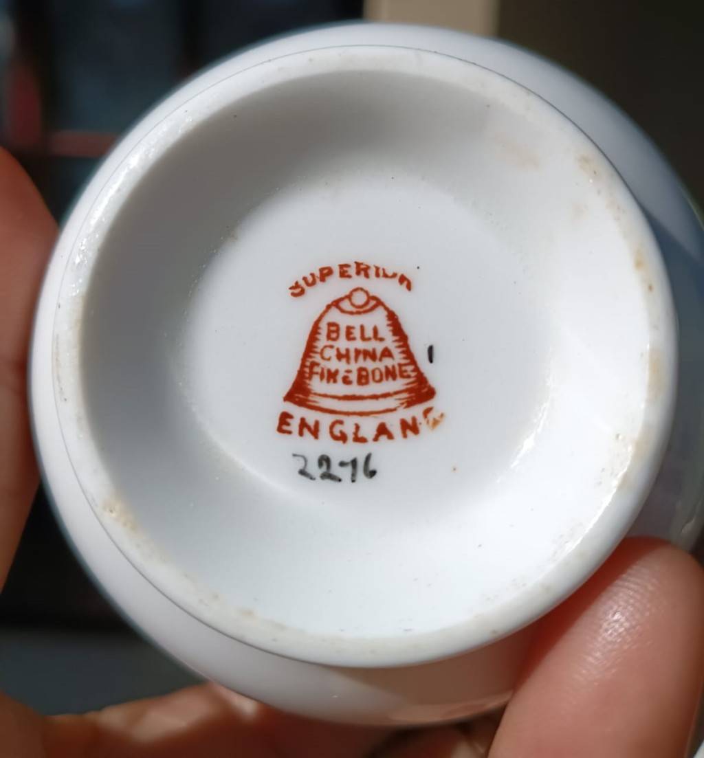 English Porcelain - Superb 1930s English Bell China 12 Piece Teaset ...