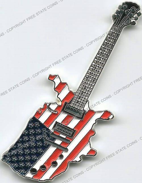 Other International Coins - 2012 Somalia Guitar One Dollar ($1) Coin ...