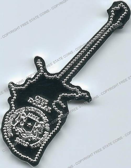 Other International Coins - 2012 Somalia Guitar One Dollar ($1) Coin ...