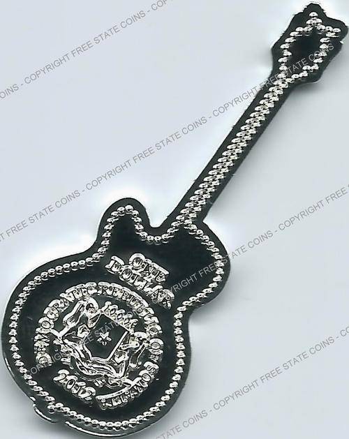 Other International Coins - 2012 Somalia Guitar One Dollar ($1) Coin ...