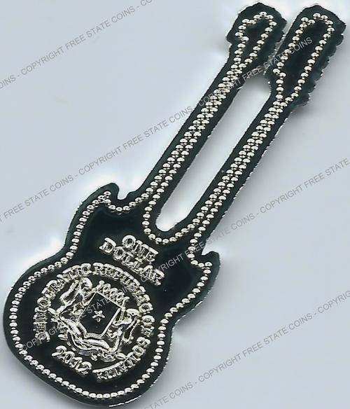 Other International Coins - 2012 Somalia Guitar One Dollar ($1) Coin ...