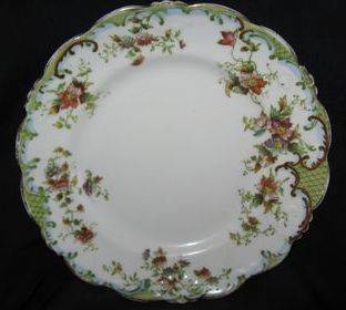 English Porcelain - Collingwood Antique 1887-1912 bone china plate ...