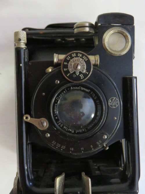 Other Film Cameras - Antique AGC Errtee 6x9 plate camera with IBSO ...