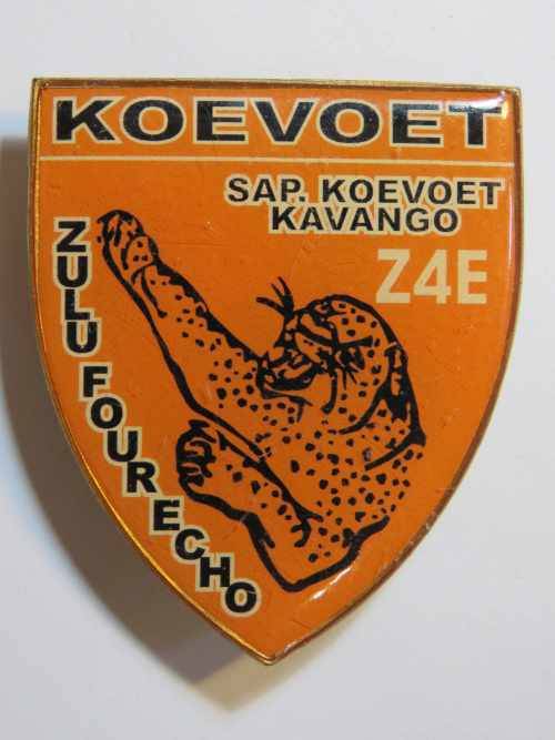 Other Badges & Insignia - SAP Koevoet Kavango Z4E Zulu Four Echo ...