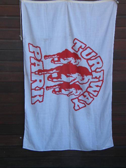 Other Movie Memorabilia - Turfway Park Flag used in the Movie `Racing ...