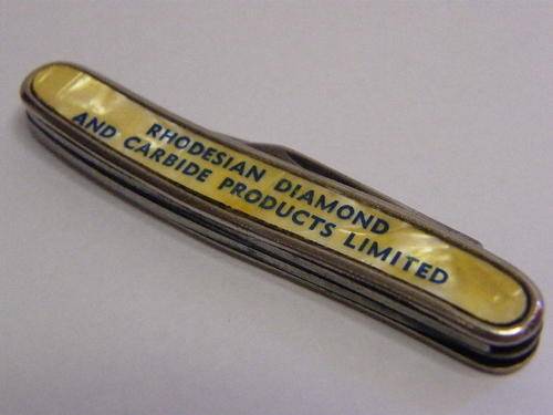 Knives & Daggers - Colonial Pocket Knife with Rhodesian Diamond was ...