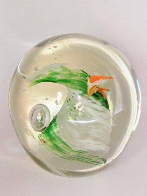 Paperweights & Dumps - Vintage Glass Paperweight with Twisted design ...