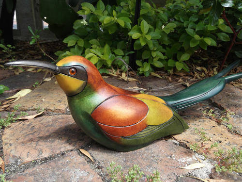 Wooden - Stunning Feathers of Knysna wooden Bird, Bee Eater, (1 ...