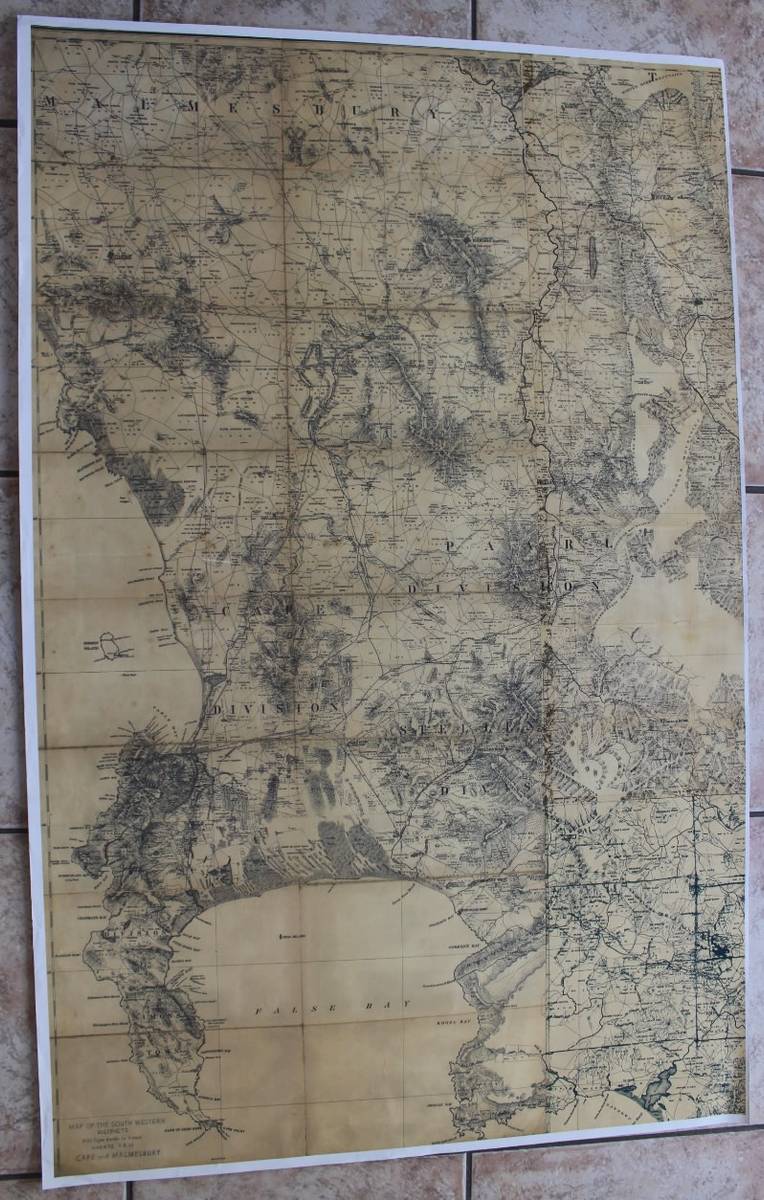 Maps - South Western Districts, Cape and Malmesbury @ 1890 ...